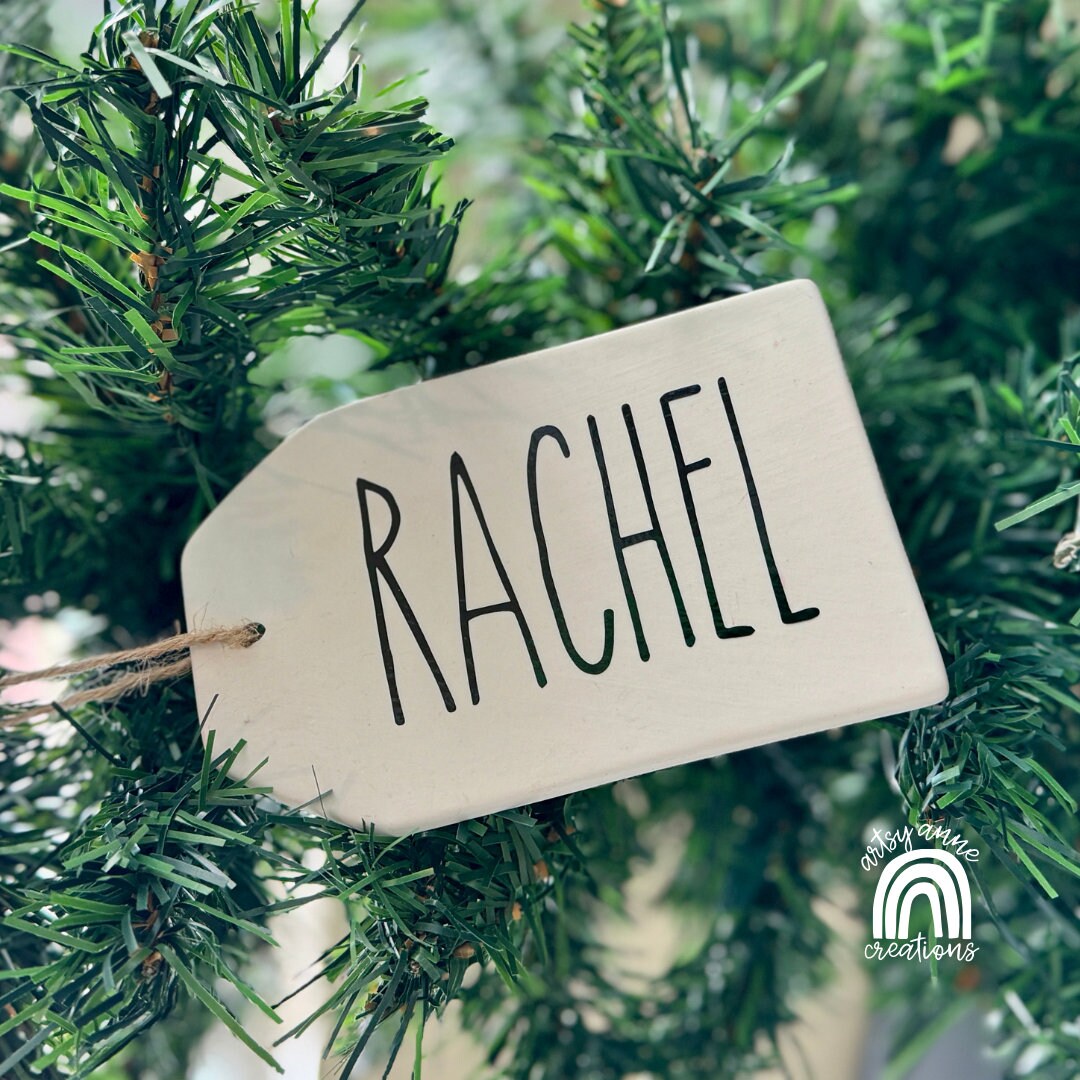 Rae Dunn Inspired Ceramic Gift Tag / Rae Dunn Inspired Ceramic Ornament ...