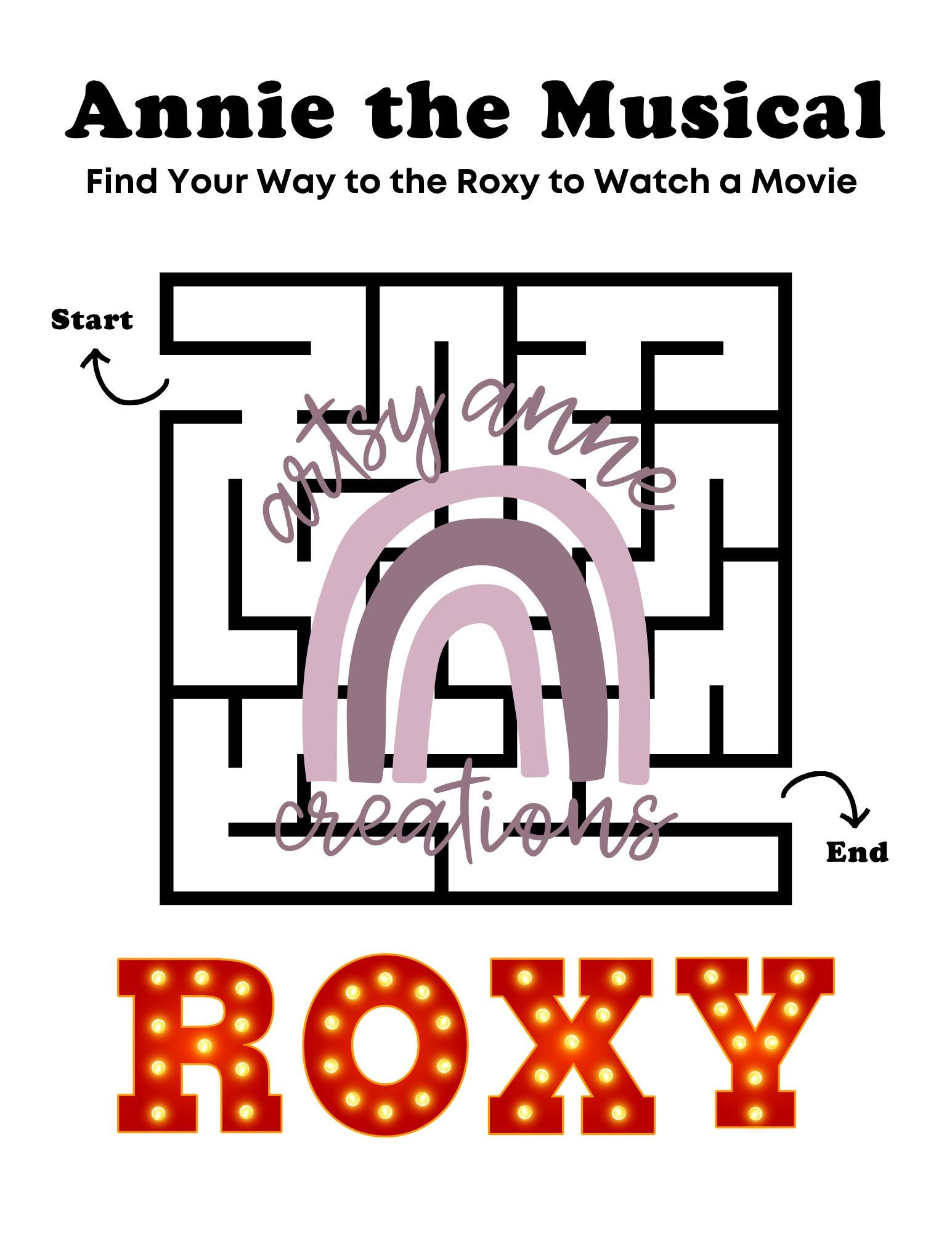 Annie Activity Packet | Annie Musical Activities | Little Orphan Annie ...
