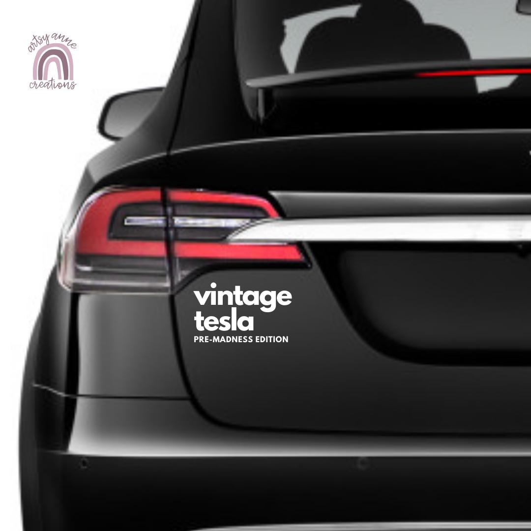 Anti-elon Tesla Club & Cybertruck Decals | Funny Tesla Bumper Stickers ...