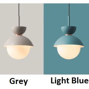 Pendant Lighting Macaron Lamp Chandelier Hanging Colorful Ceiling Light ...