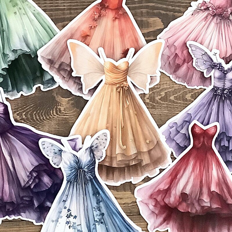 Dress Stickers - Etsy