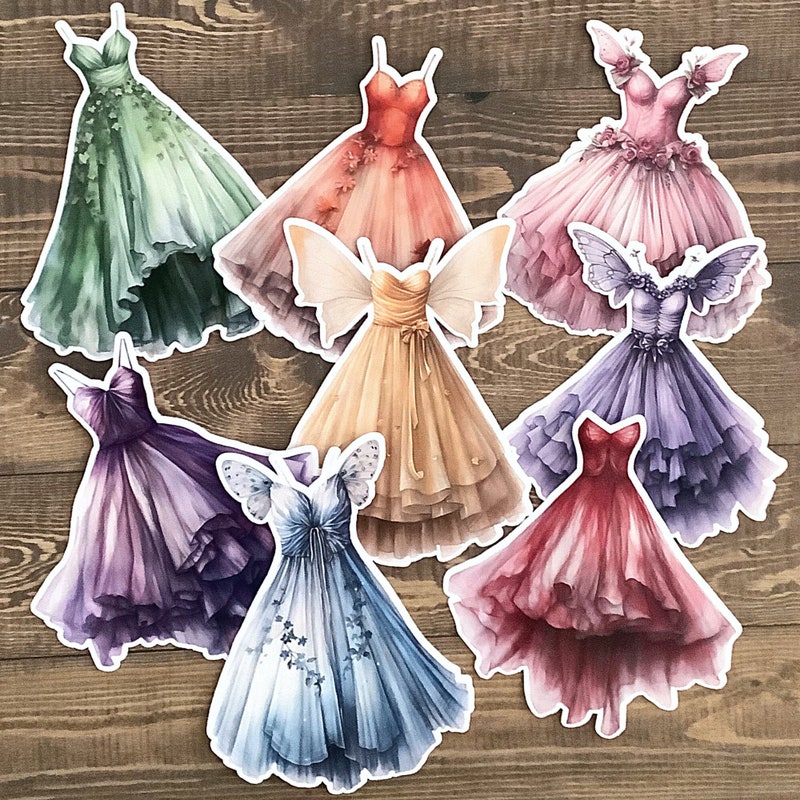 Dress Stickers - Etsy
