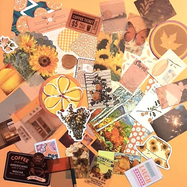 Orange Journal - Etsy