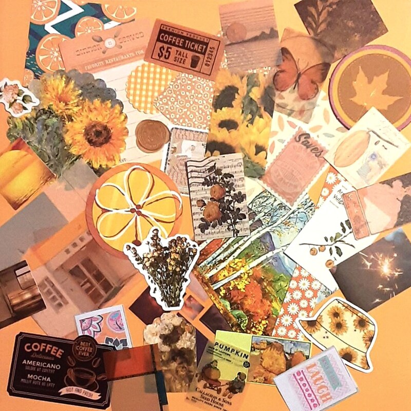 Orange Journal - Etsy