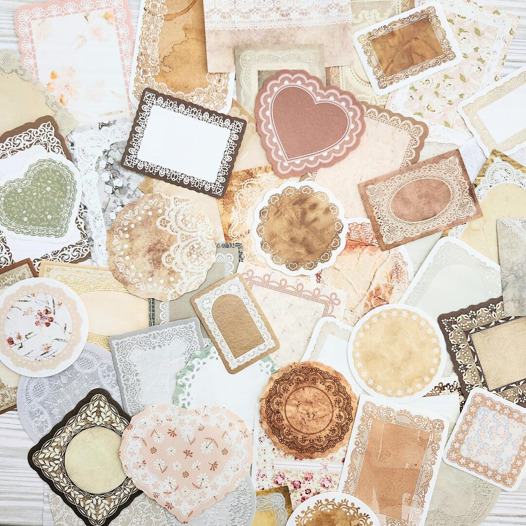 Vintage Junk Journal Ephemera, Vintage Scrapbook Kit, Junk Journal ...