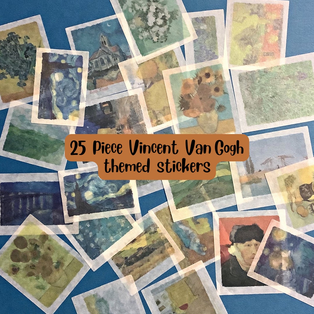 Vincent Van Gogh Stickers, Journal Supplies, Planner Stickers ...