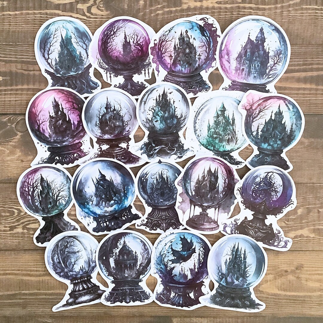 Gothic Sticker Pack, Gothic Junk Journal, Gothic Stickers, Journal ...