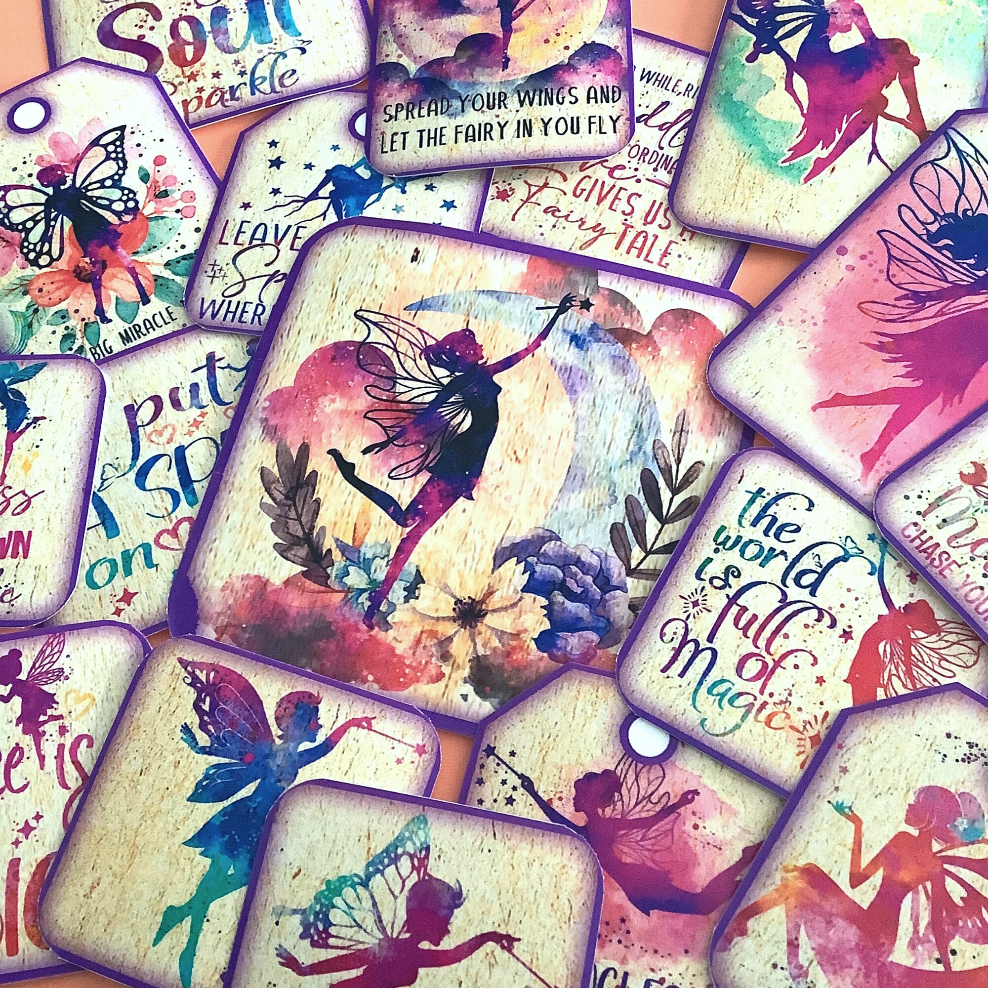 34 Piece Fairy Themed Ephemera Set Journal Supplies - Etsy