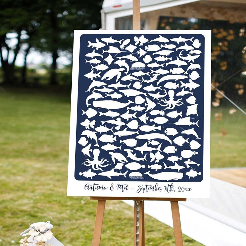 Guest Book Poster - Etsy