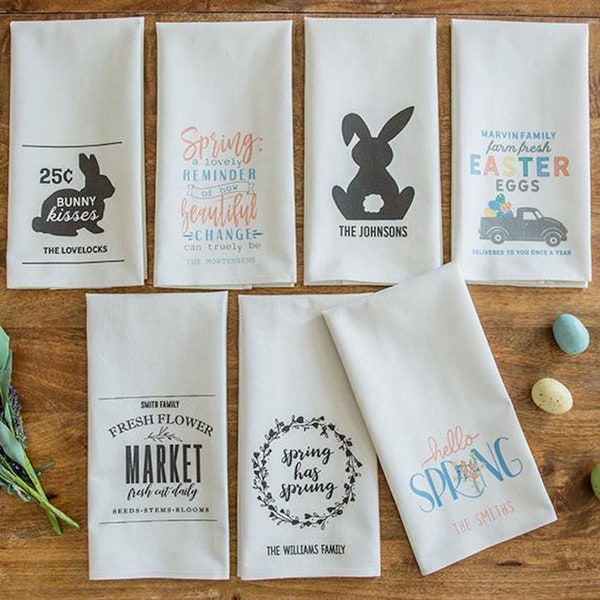 Easter Tea Towel - Etsy