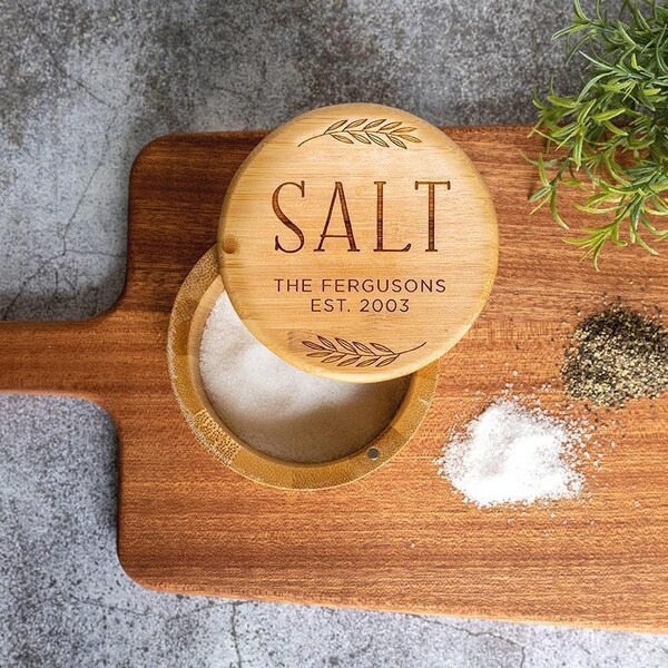 Salt Box With Lid - Etsy