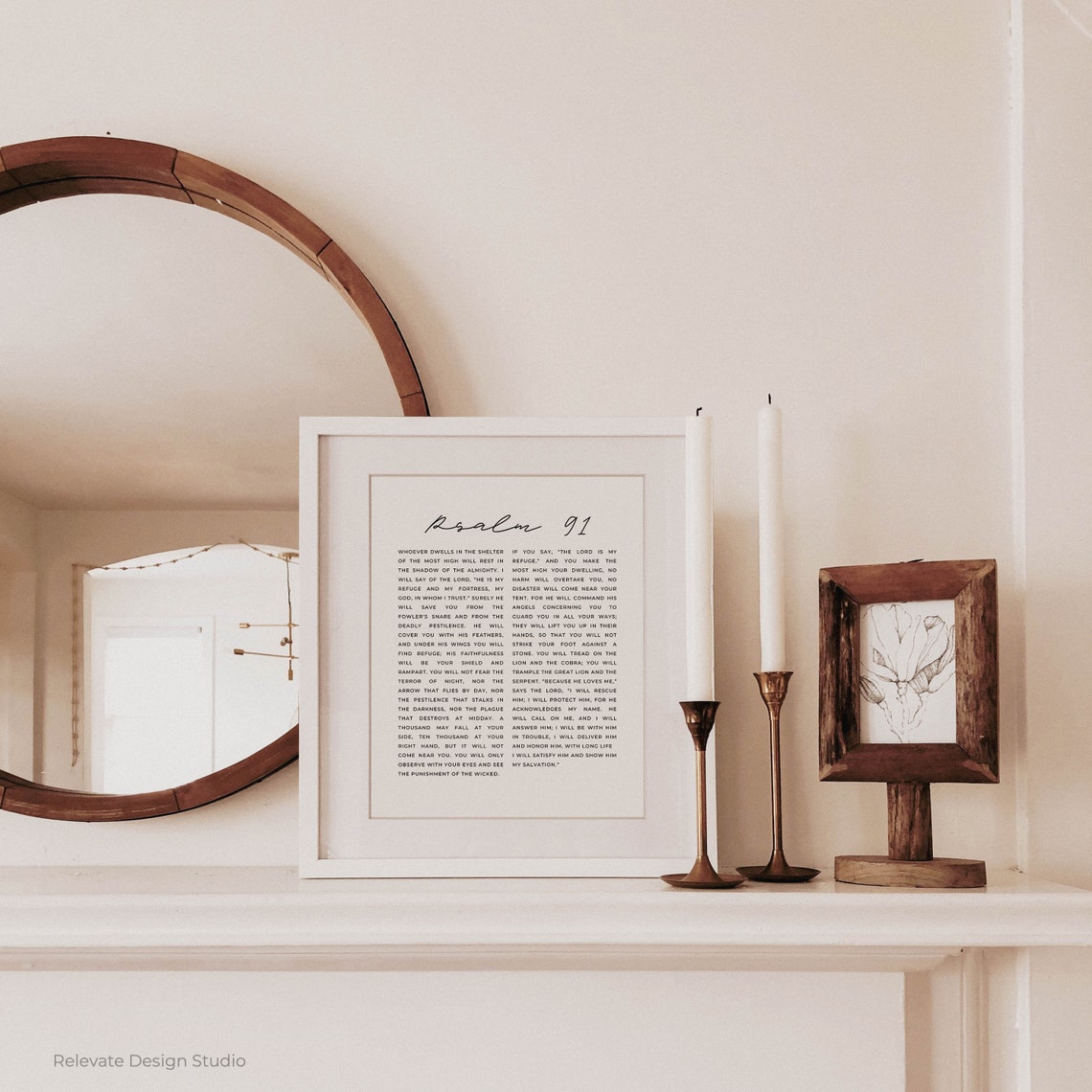 Psalm 91 Scripture Wall Art Instant Download Christian - Etsy