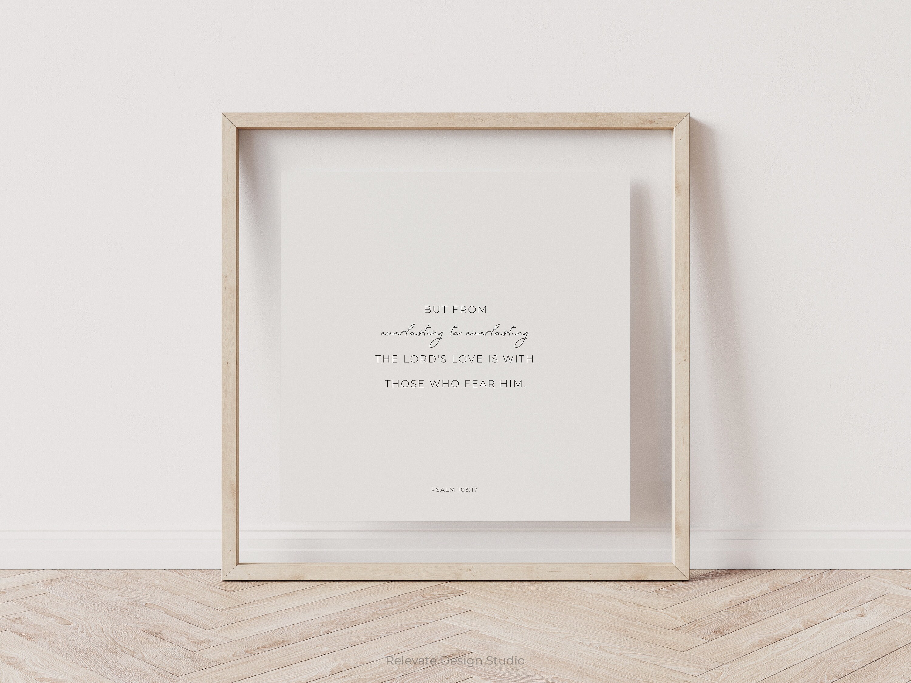Psalm 103:17 Scripture Wall Art Instant Download Christian Wall Art ...