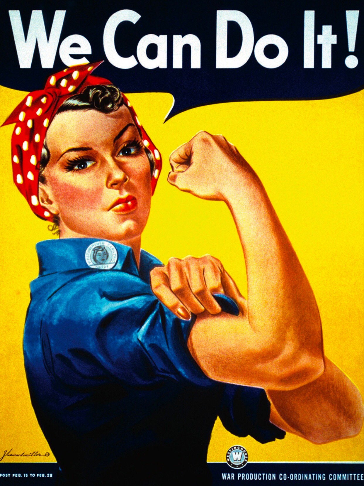 Rosie The Riveter Yes We Can Poster | Etsy