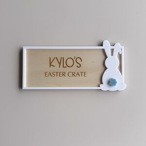 Easter Crate Plaque, Interchangeable Panel, Easter Bunny - Etsy