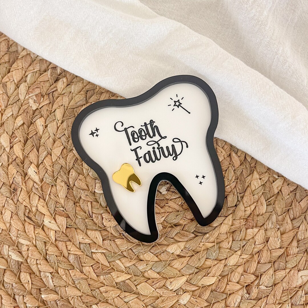 Tooth Fairy Collection Tray Acrylic, Tooth Plate, Tooth Drop Off - Etsy