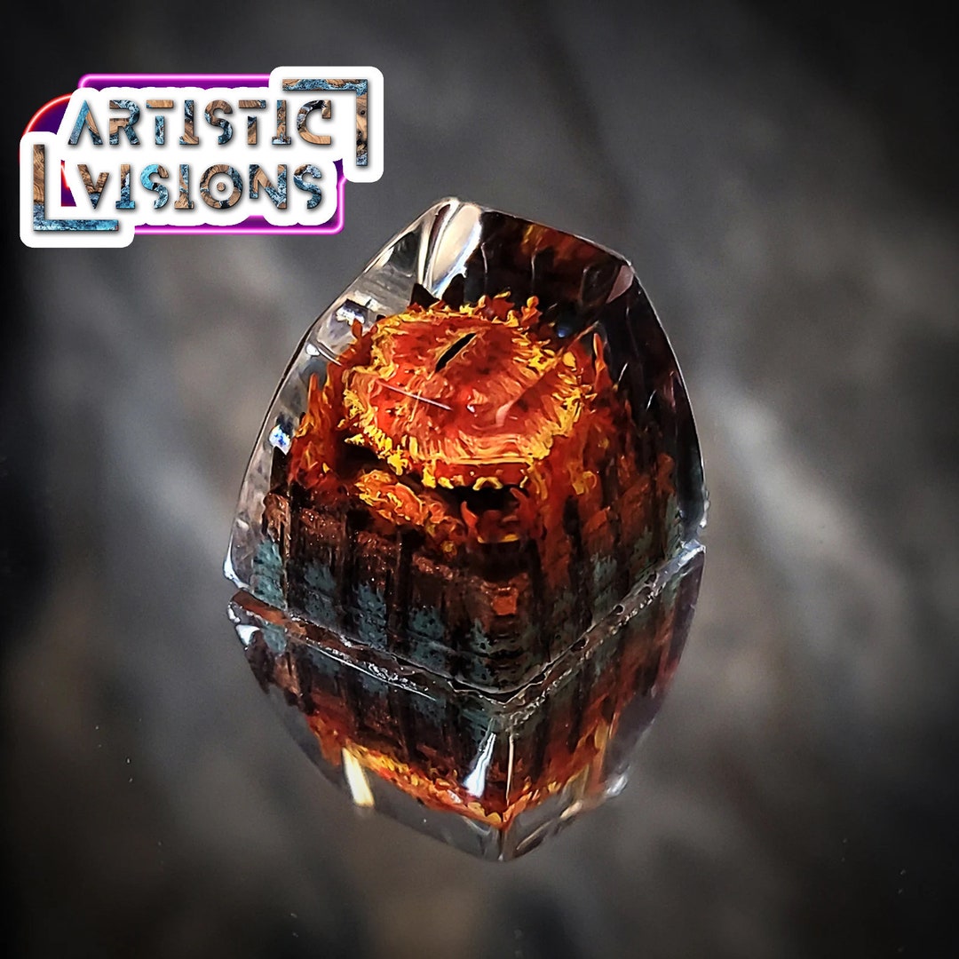 Eye Sauron the Lord of the Rings Keycap , Artisan Keycap , Custom ...