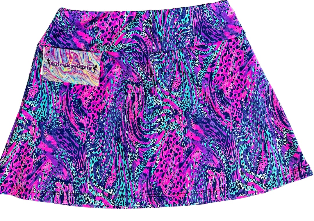 Candy Skort: Women's Brazilian Supplex Lycra Sports Skirt - Etsy