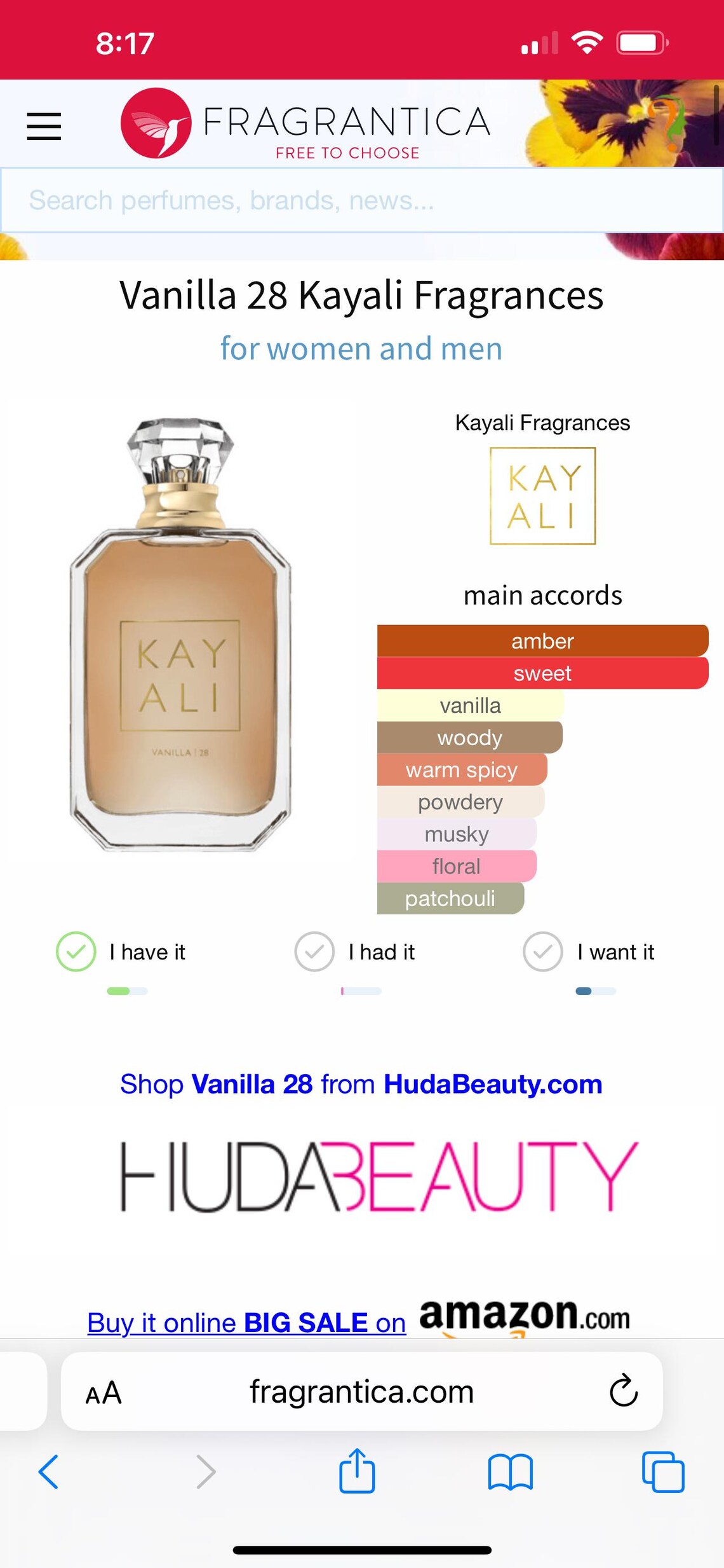 Kayali Vanilla 28 2ml Sample - Etsy