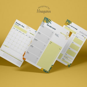 Tropical Digital Planner Template Digital Planner Template Daily ...