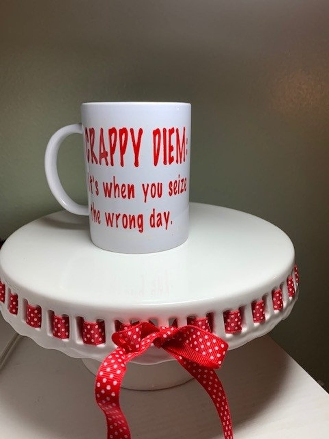 Crappy Diem - Coffee Mug - Etsy