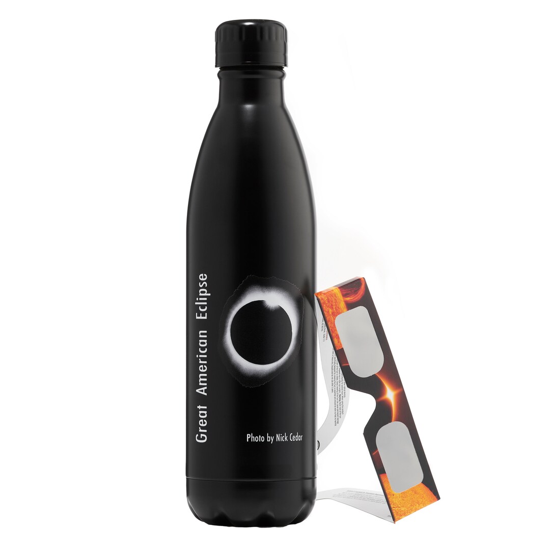 Solar Eclipse Water Bottle - 24 Oz. Double Walled Stainless Steel - Etsy
