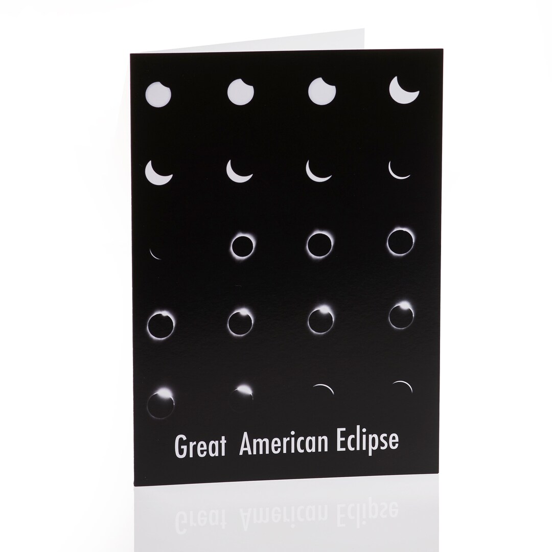 Solar Eclipse Greeting Card - Sequence - Etsy