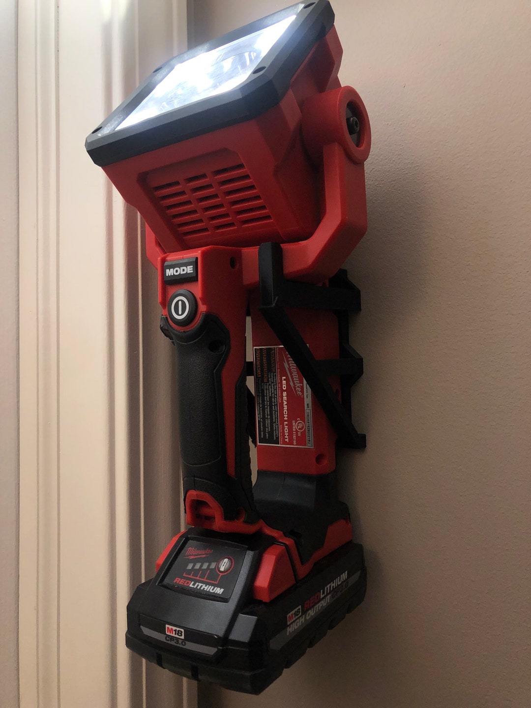 M18 Search Light Wall Mount - Etsy