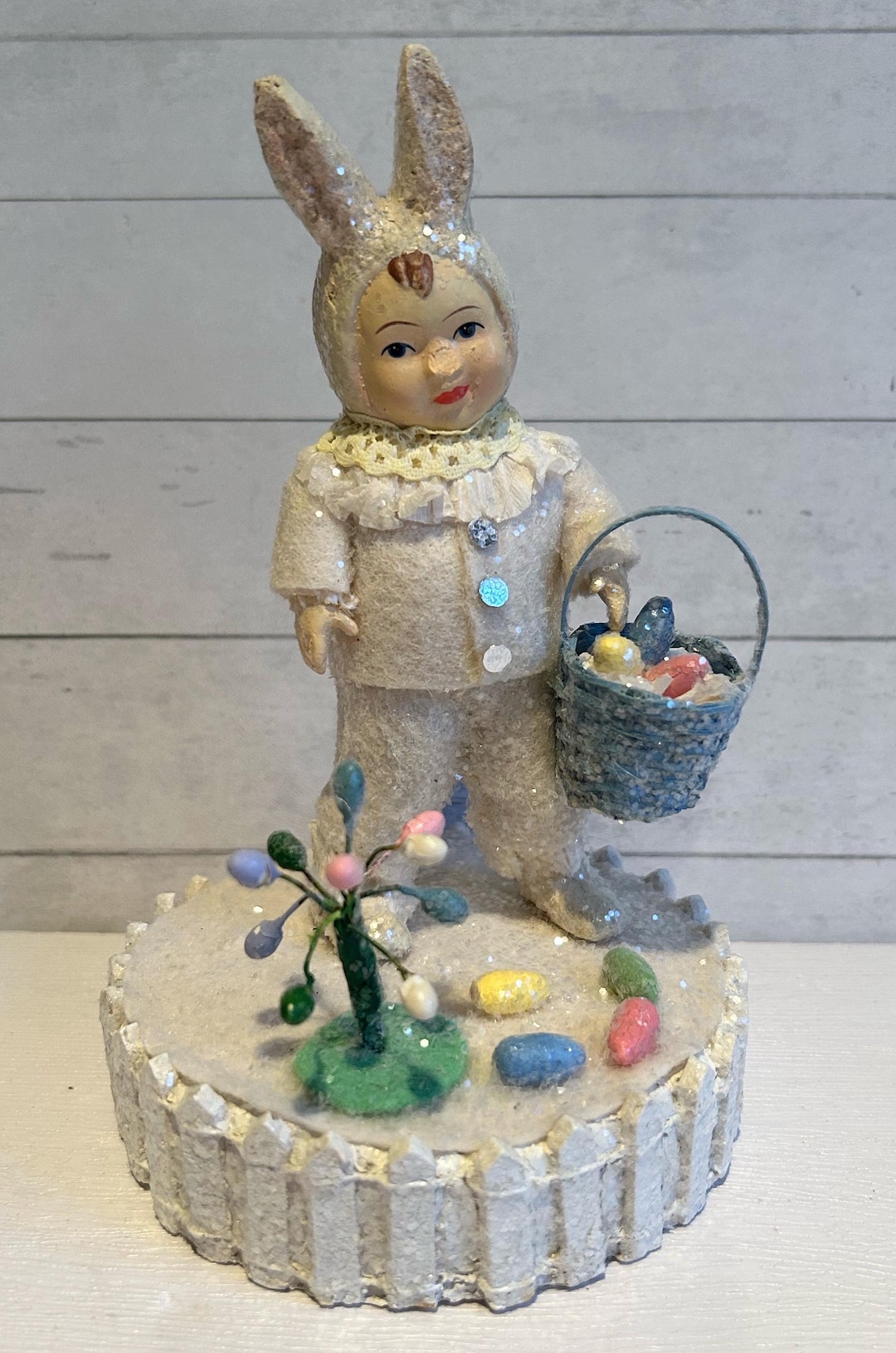 Vintage Retired Maggie’s Memories “attwell” Easter Bunny Boy Figure - Etsy