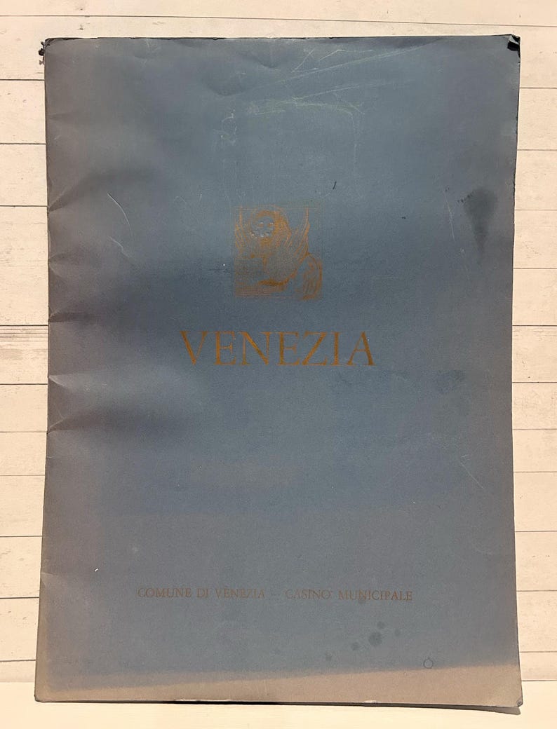 Vintage Set of 20, Ernani Costantini (1922-2007) Venezia Lithographs - Etsy