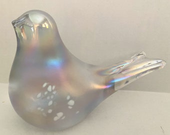 Art & Collectibles Glass Art Balos Cobalt Art Glass Iridescent Deer ...