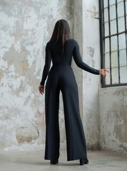 Spanish Jumpsuit Black Long Sleeve Bodysuit - Etsy