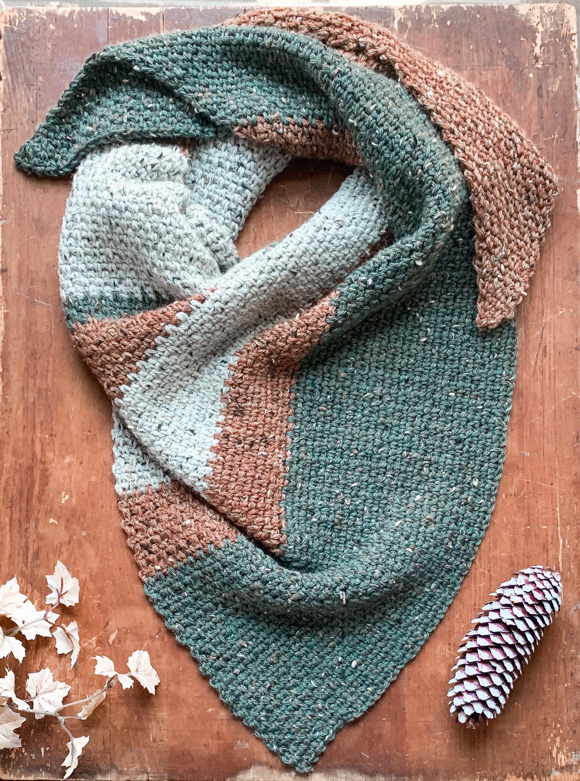 CROCHET PATTERN, Asymmetrical Scarf Pattern, Crochet Shawl, Beginner ...