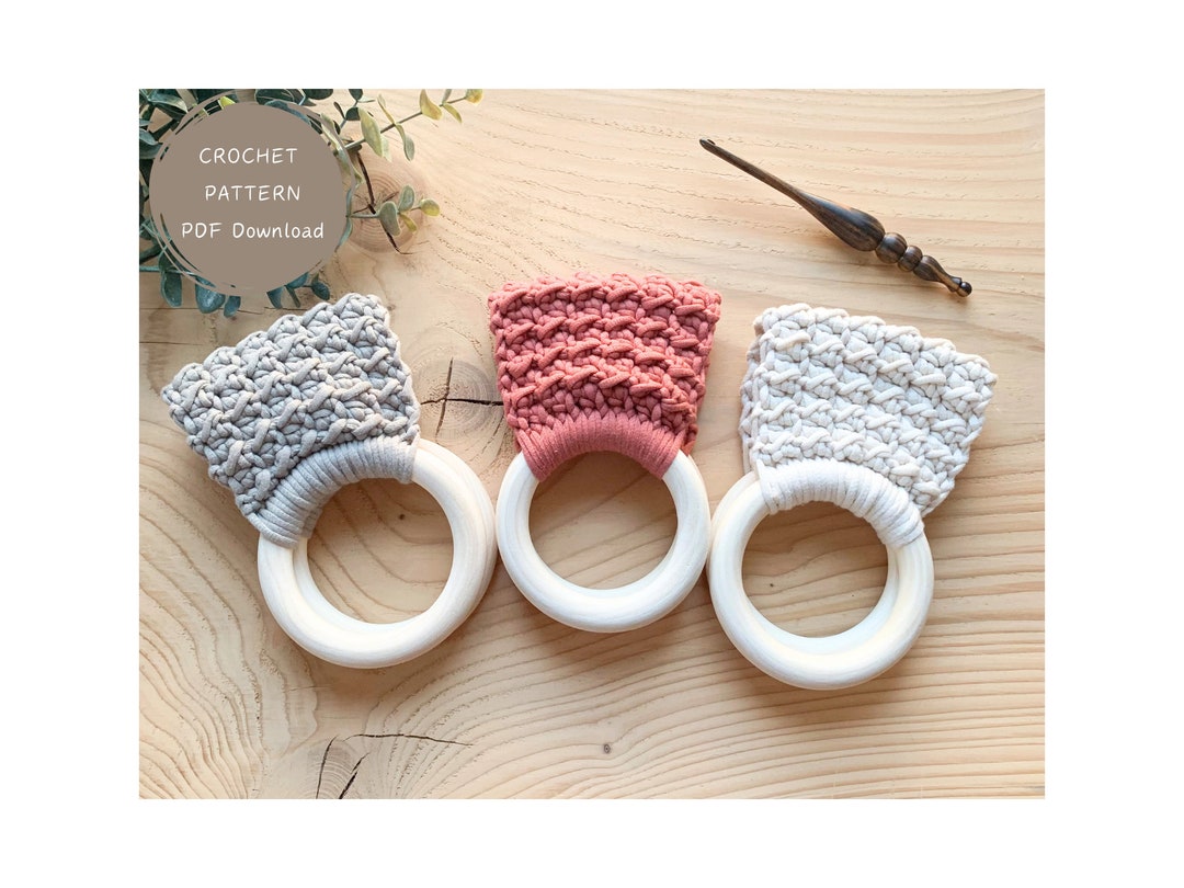 Crochet Pattern, Crochet Towel Holder Pattern, Double Ring Towel Holder ...