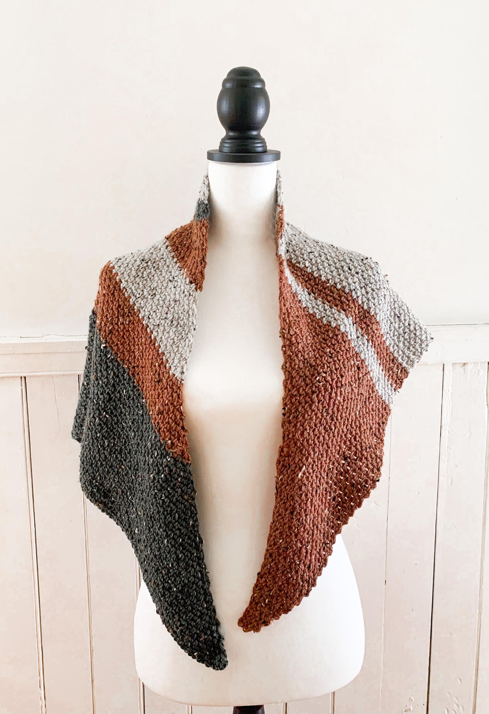 CROCHET PATTERN, Asymmetrical Scarf Pattern, Crochet Shawl, Beginner ...