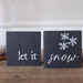 Let It Snow Winter Decor Christmas Decor Let It Snow Sign Holiday Decor ...
