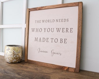 The World Needs Sign - Etsy
