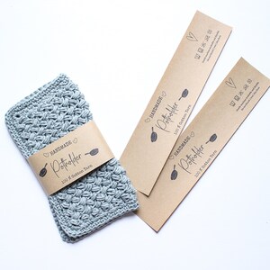 PRINTABLE Potholder Wrap Labels, Crochet Knit Potholder Tags, PDF ...