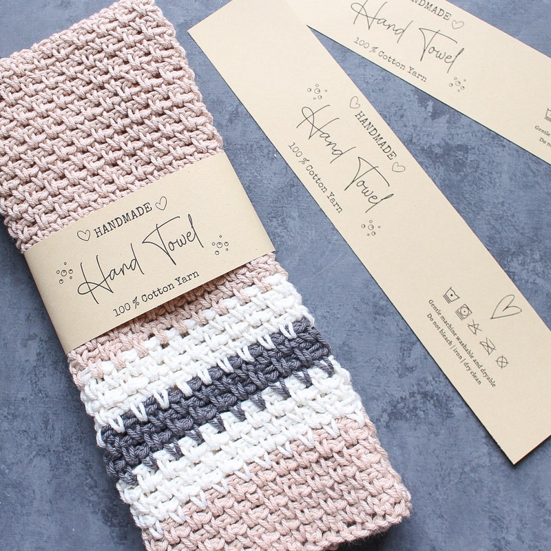Hand Knit Tags - Etsy