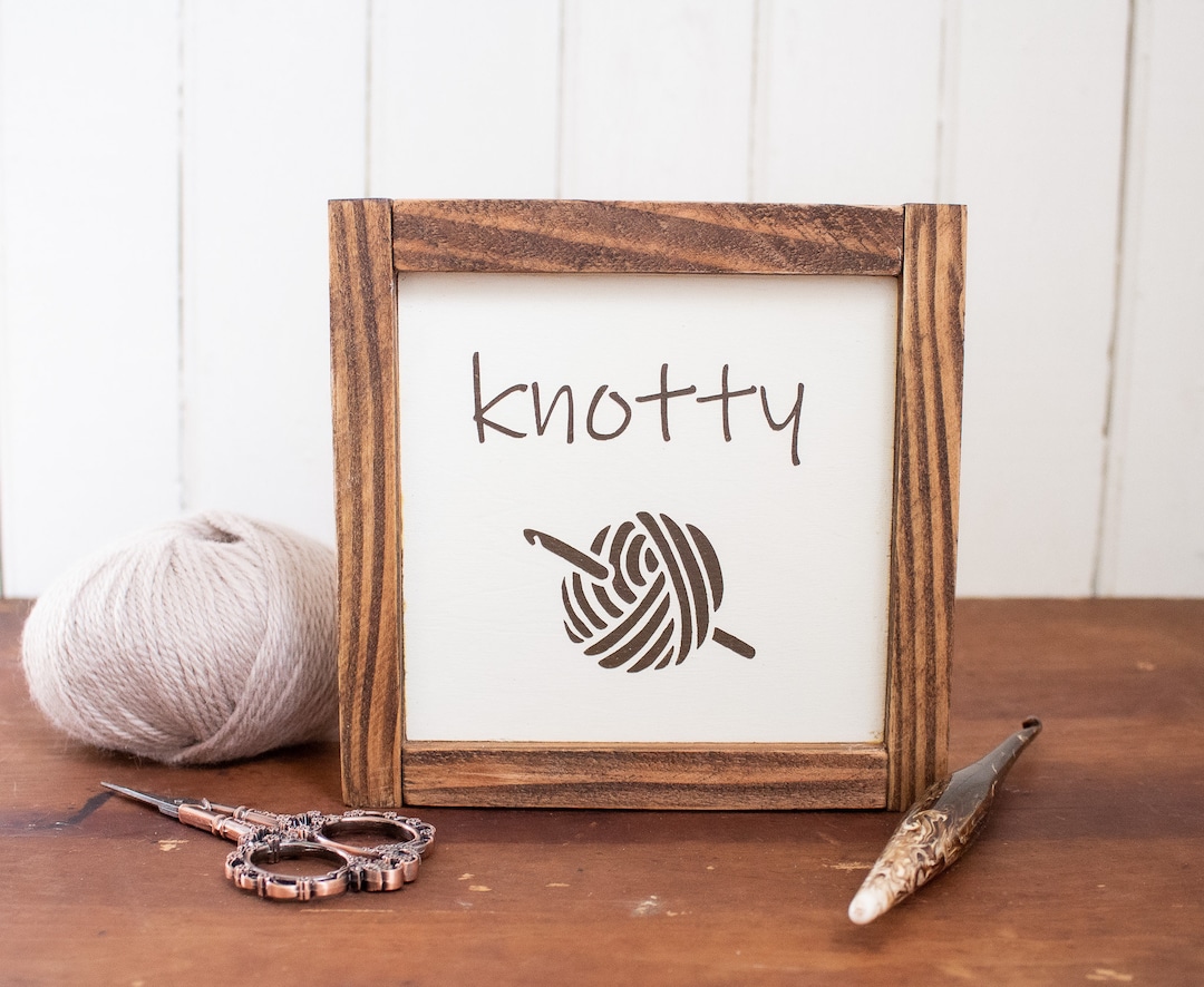Funny Crochet Sign, Gift for Crocheter, Craft Room Sign, Craft Room ...