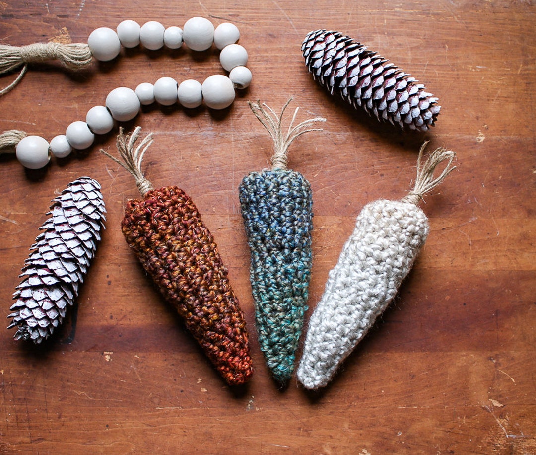 Crochet Fall Corn Farmhouse Fall Decor Autumn Home Decor Fall Home ...