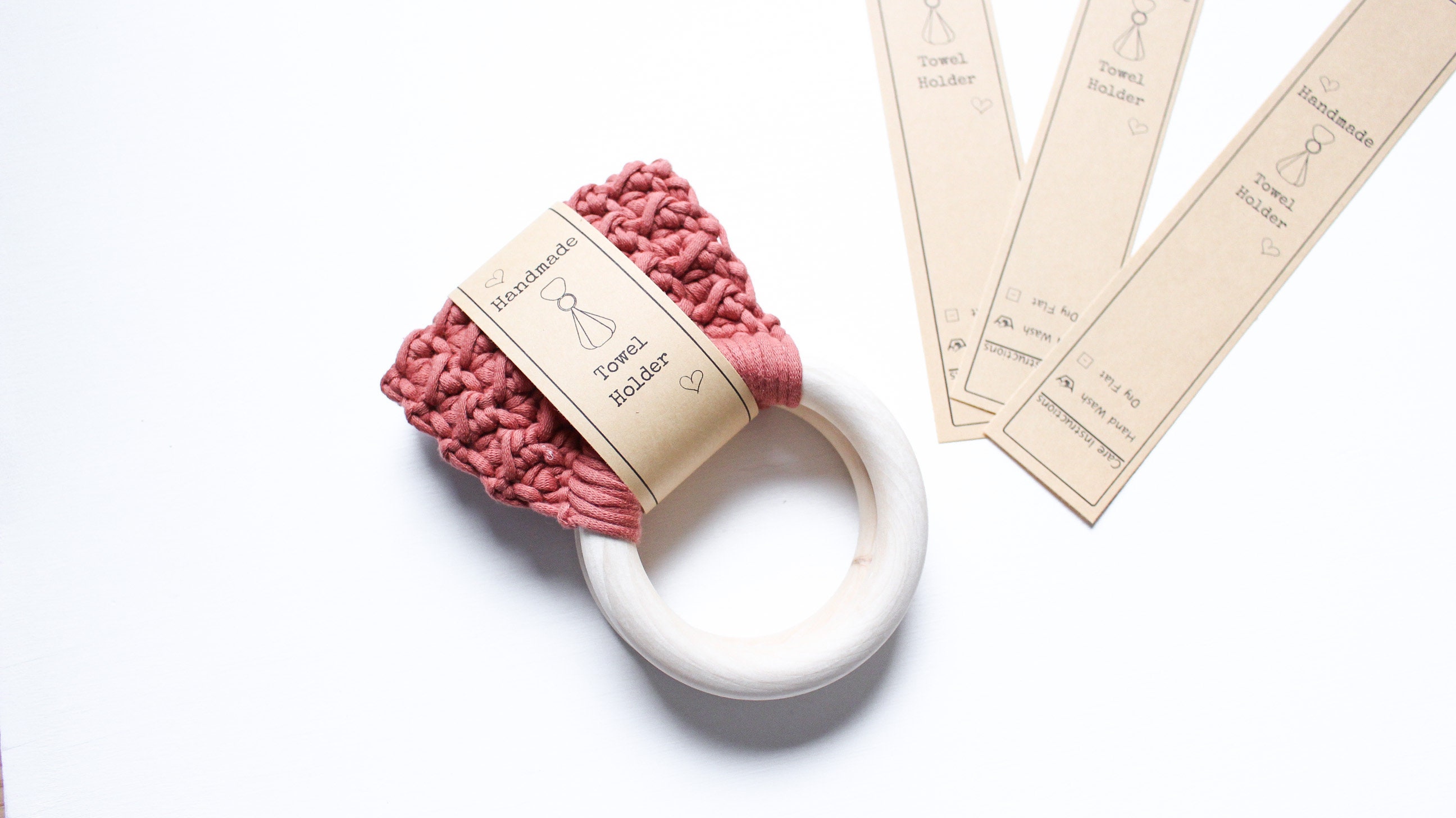 PRINTABLE Towel Holder Labels | Crochet Knit Towel Tags | PDF Download ...