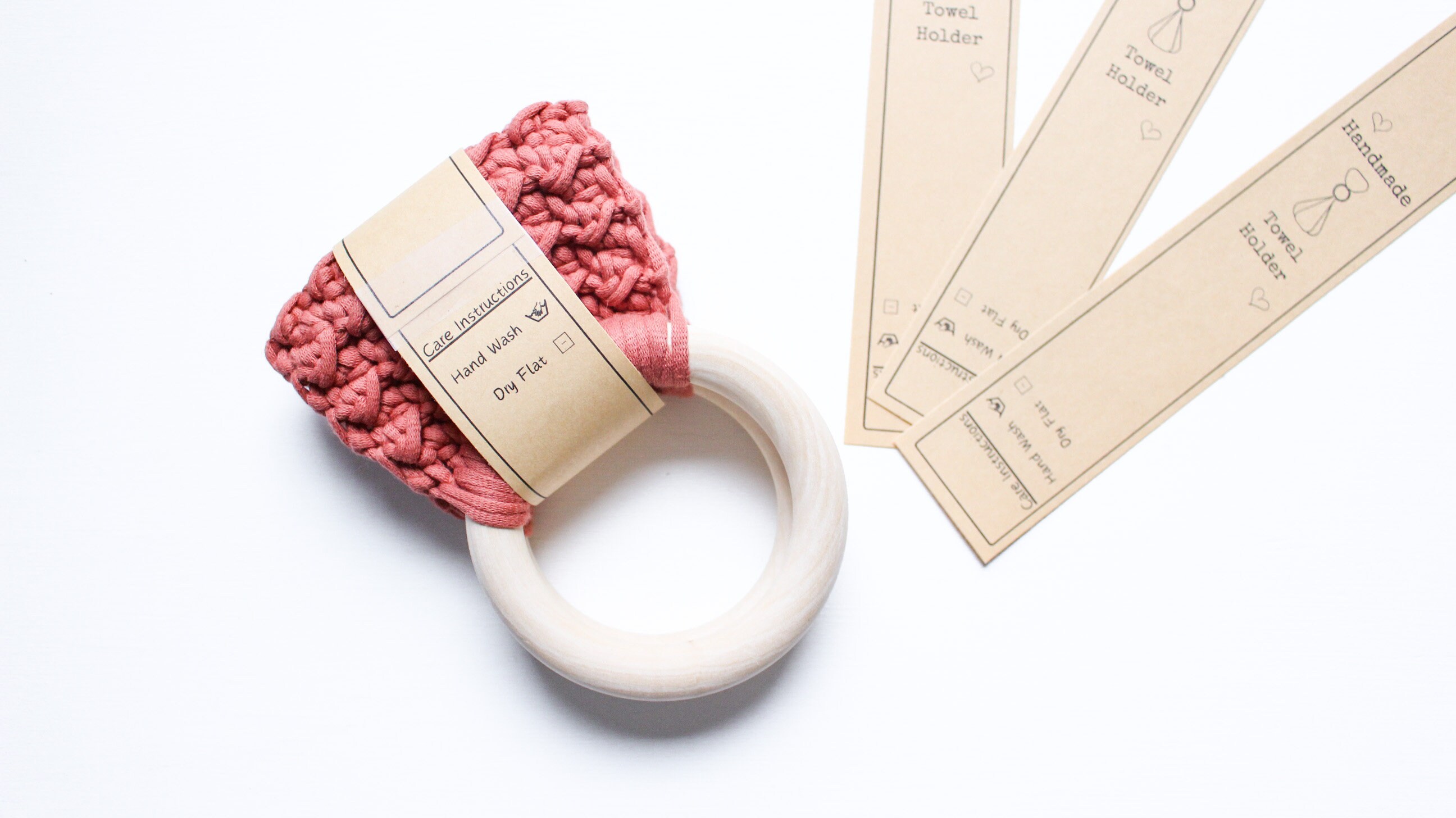 PRINTABLE Towel Holder Labels | Crochet Knit Towel Tags | PDF Download ...