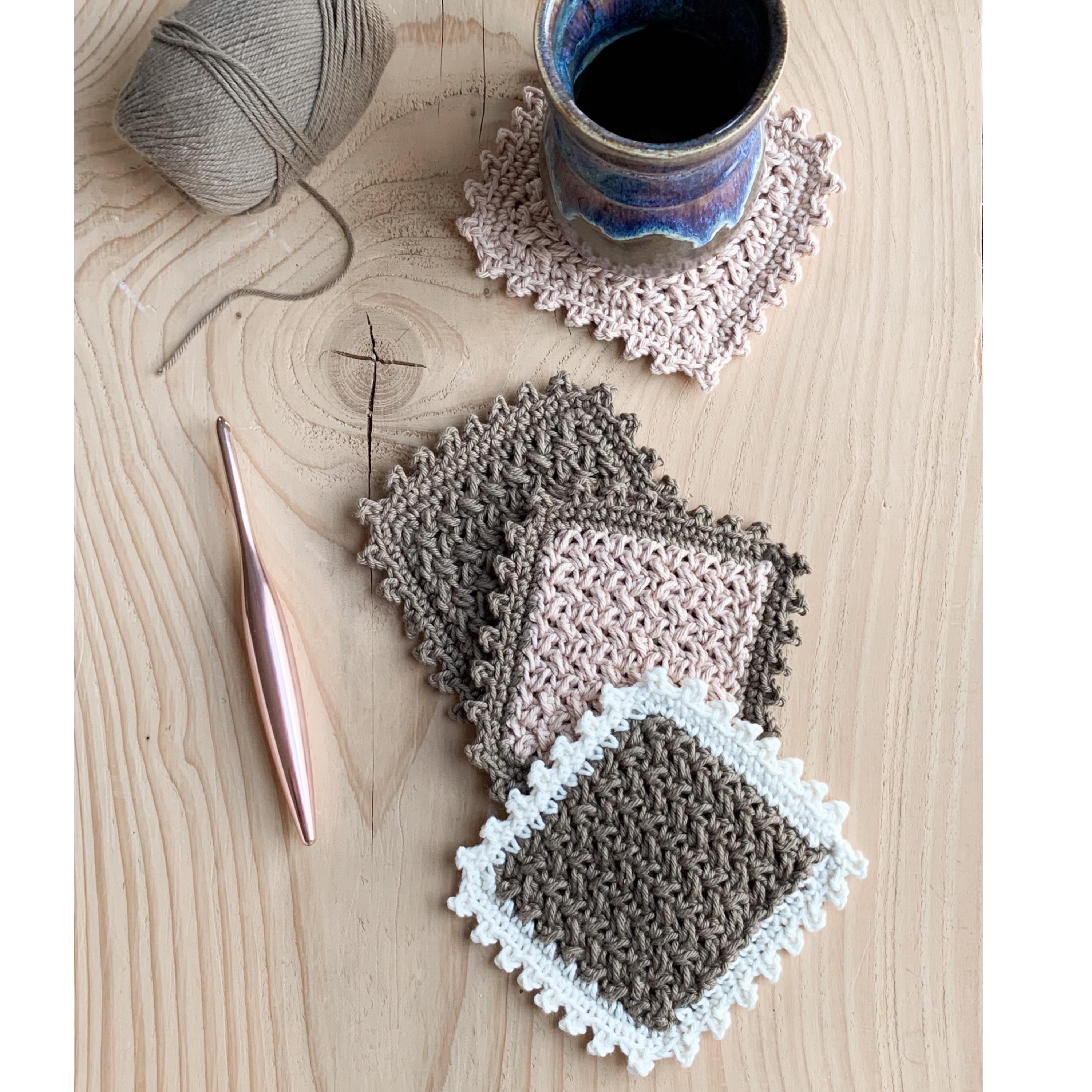 CROCHET PATTERN, Crochet Coaster Pattern, Easy Crochet Pattern, PDF ...