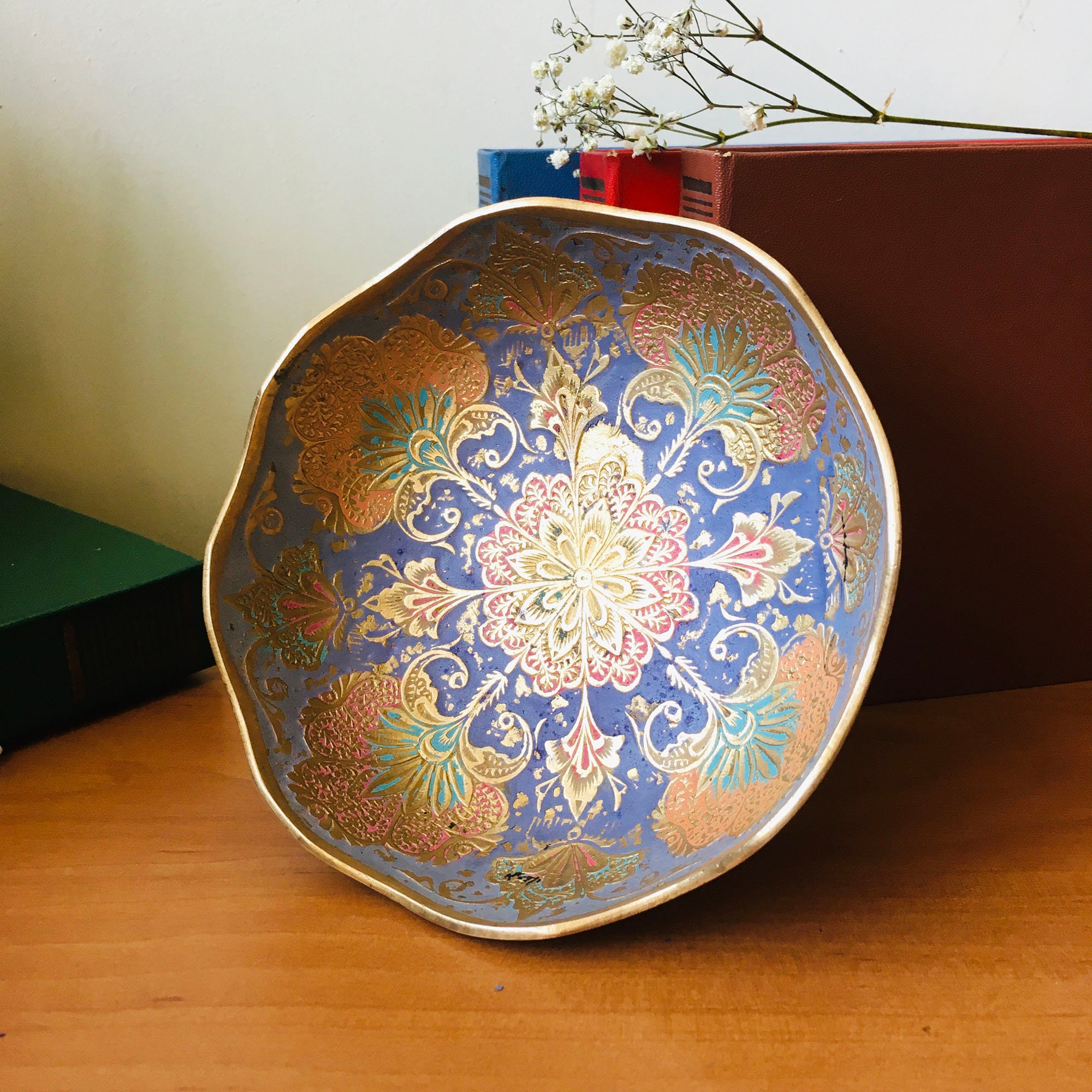 Home & Living Kitchen & Dining 50s Indian painted decorative bowl ...