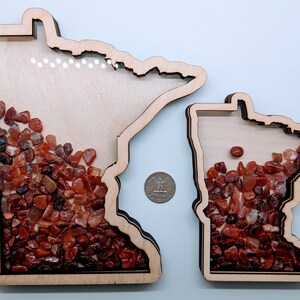 Minnesota Shadow Box for Rocks Agates Sand Beach Glass Treasures MN ...