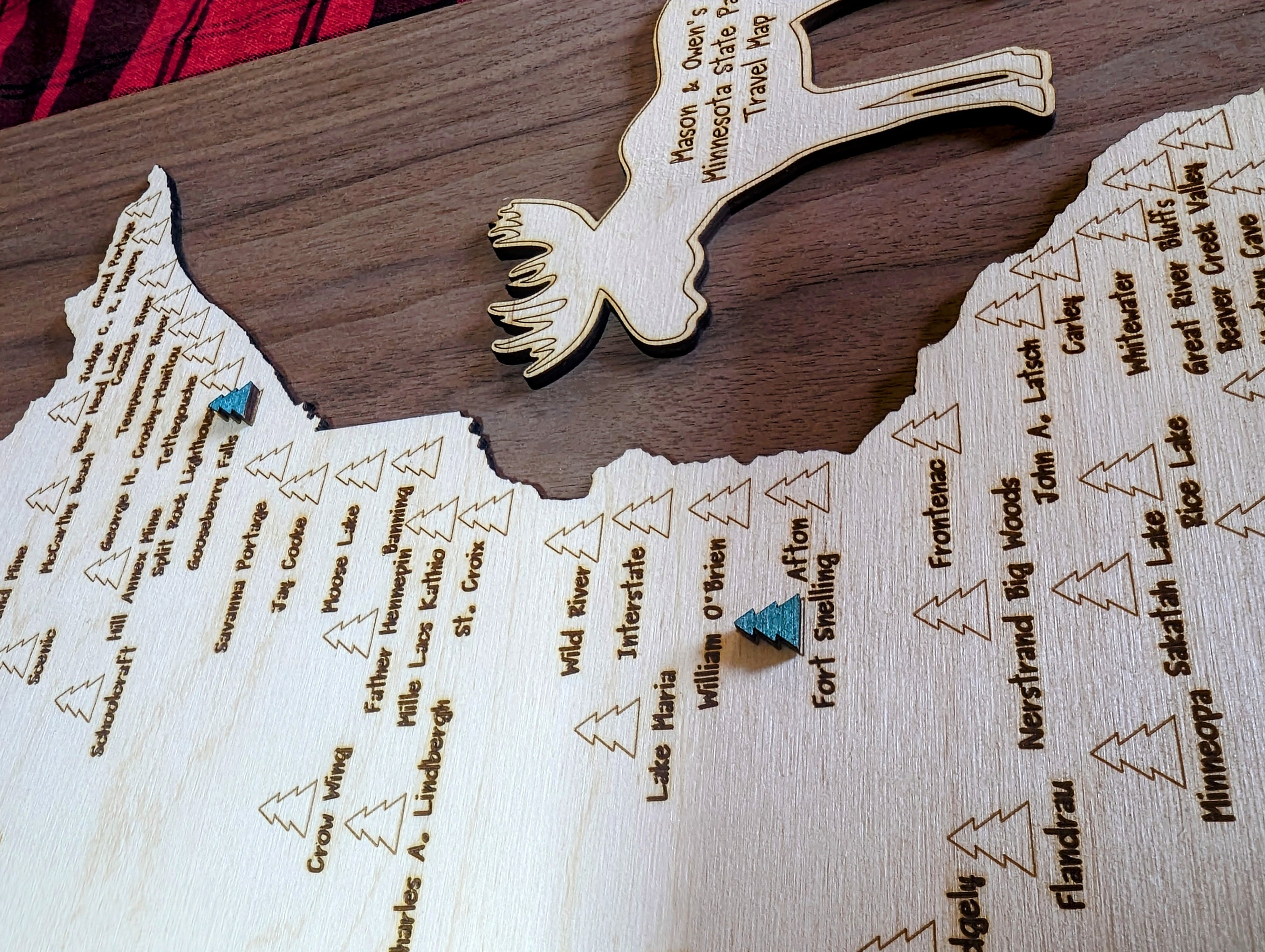 Minnesota State Park Travel Map Personalization Available Camp Camper ...