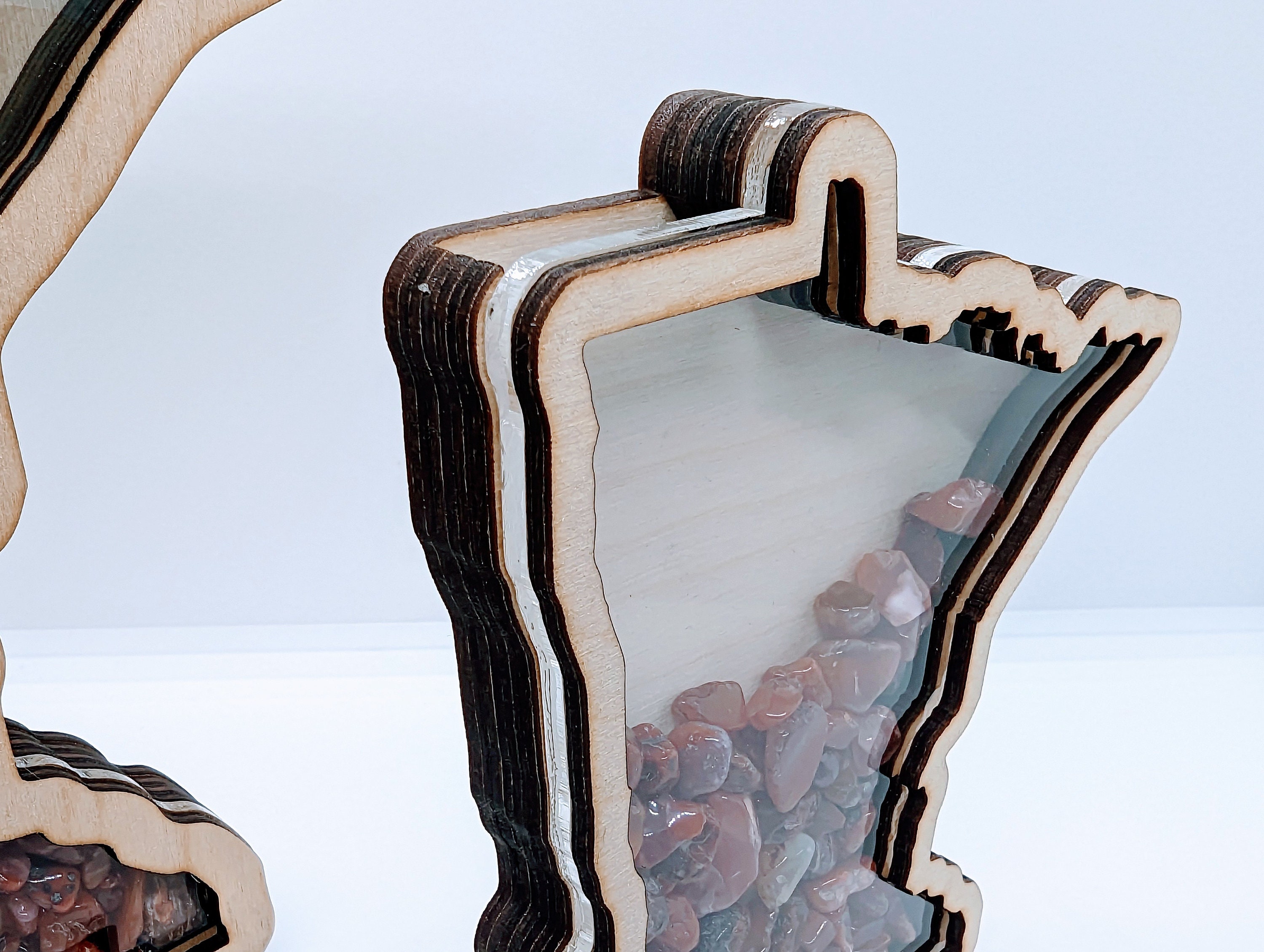 Minnesota Shadow Box for Rocks Agates Sand Beach Glass - Etsy