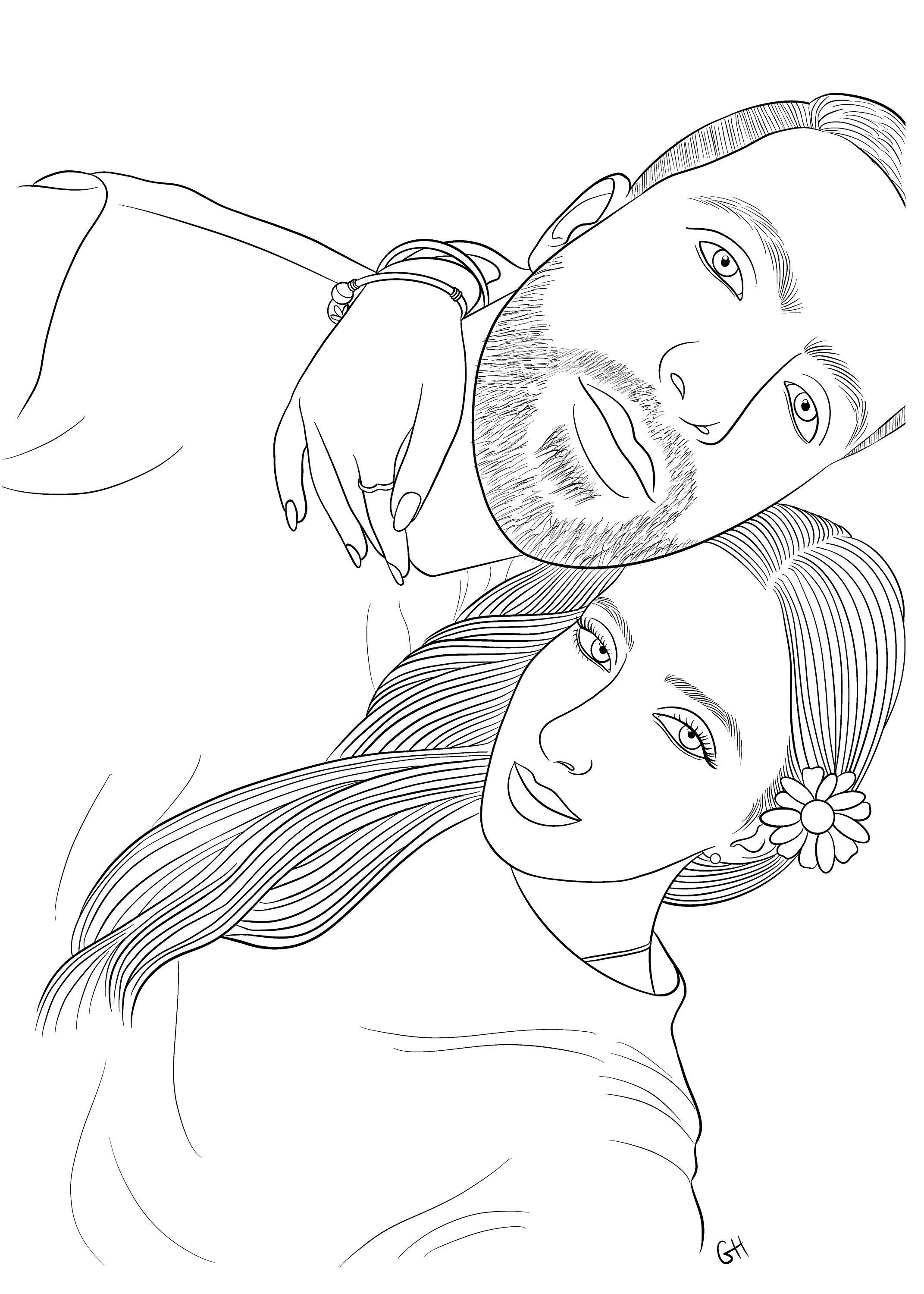 Custom Line Art Design Line Art Portrait Digital Art - Etsy