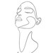 Line Art Face Download PDF File - Etsy Canada